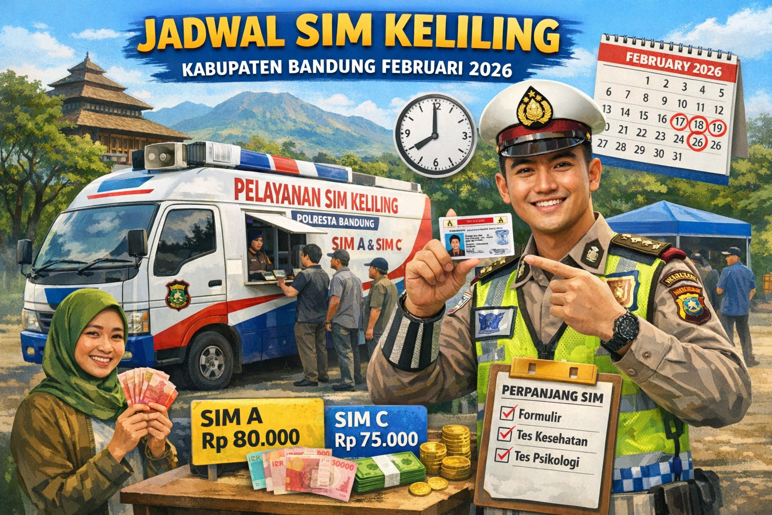 Jadwal SIM Keliling Kabupaten Bandung Februari 2026 Resmi Dirilis, Cek ...